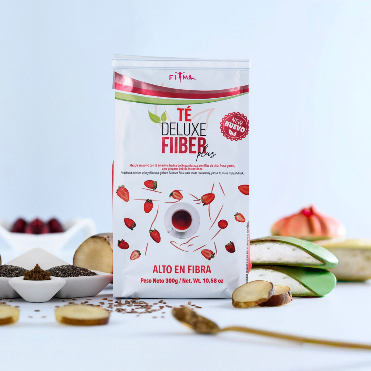 Té Deluxe Fiiber Plus: té con fibra para sentirte más ligero | Fitme ...