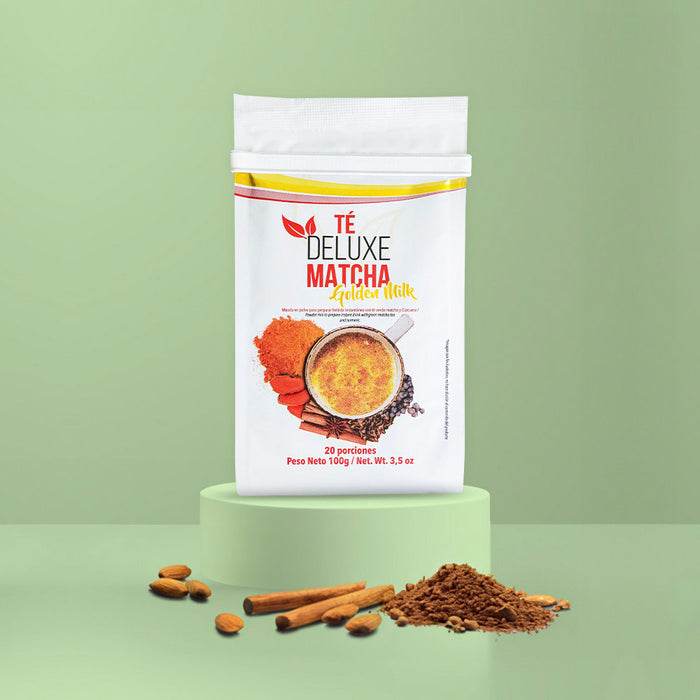 Té Matcha Golden Milk/Leche Dorada: bebida cremosa con especias | Fitme ...